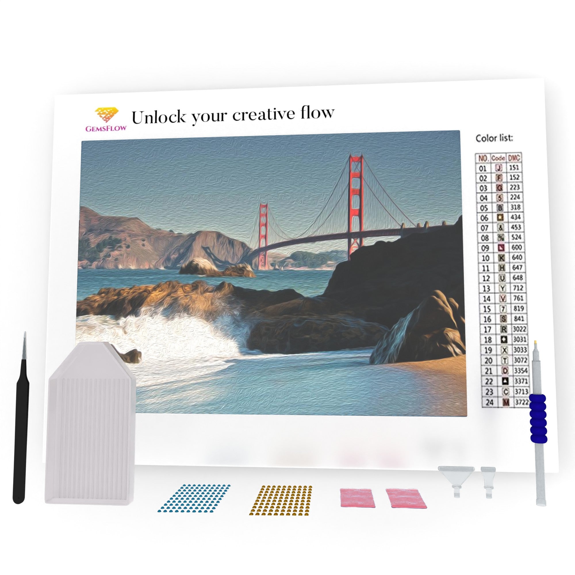 golden gate bridge coloring book