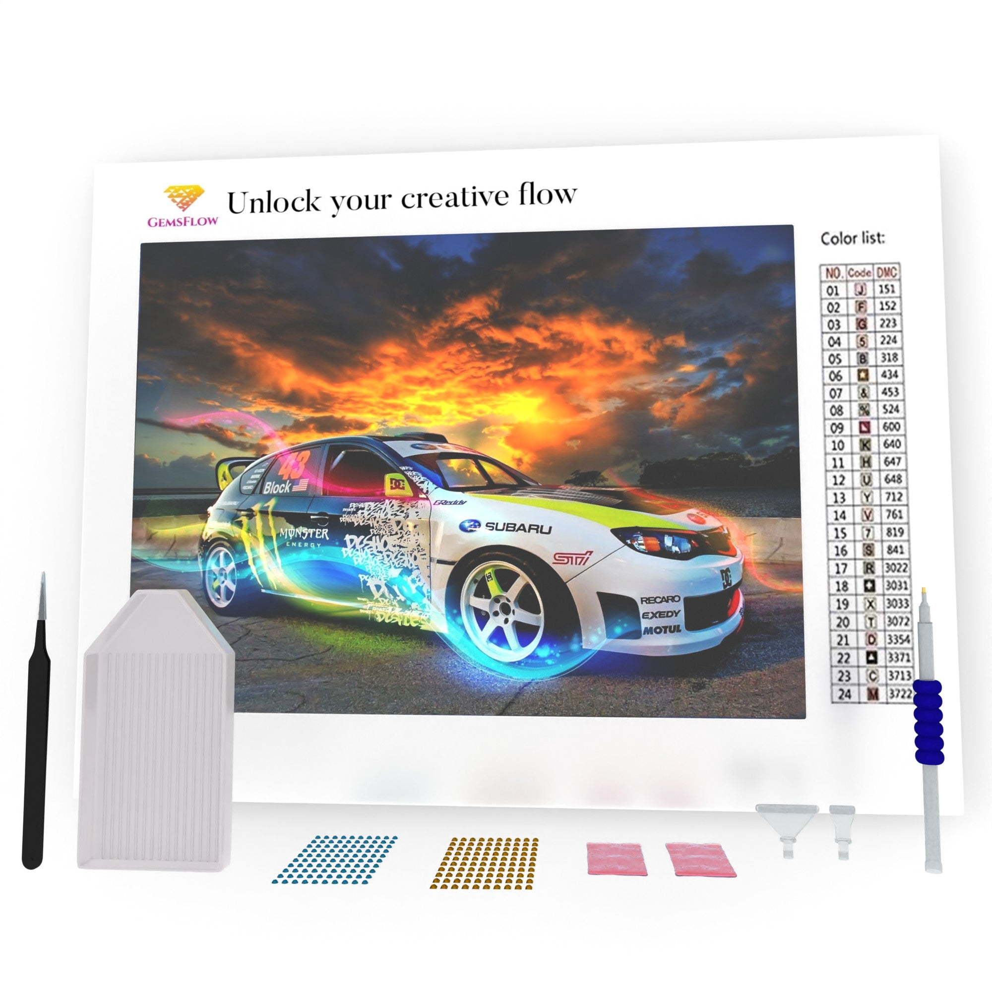 subaru impreza coloring sheet